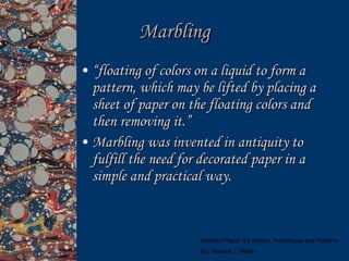 Marbling | PPT