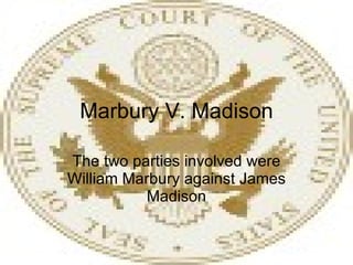 Marbury v Madison | PPT