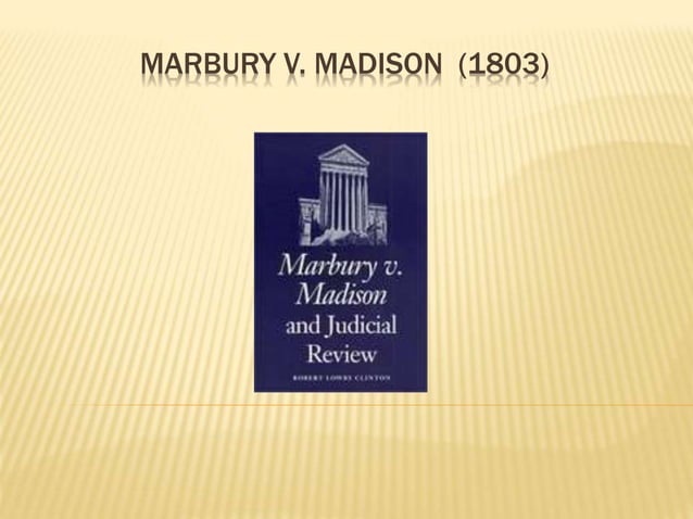Marbury v madison | PPT
