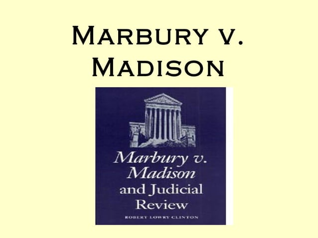 Marbury v. Madison | PPT