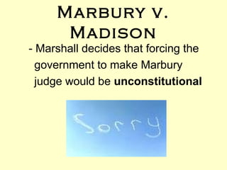 Marbury v. Madison | PPT