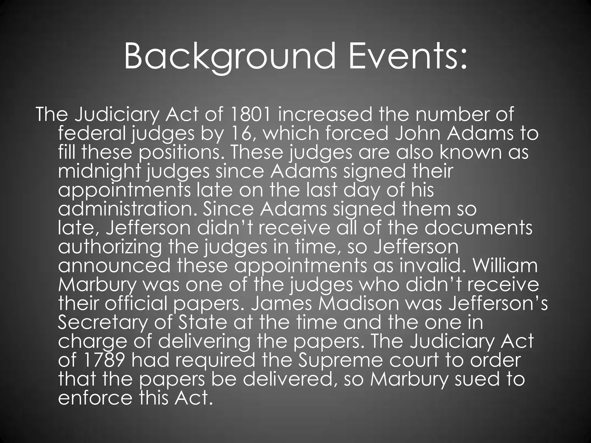 Marbury vs madison | PPT