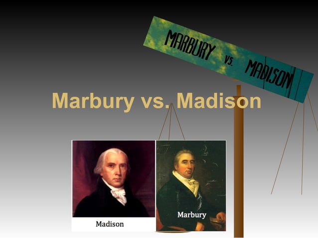 Marbury vs madison | PPT