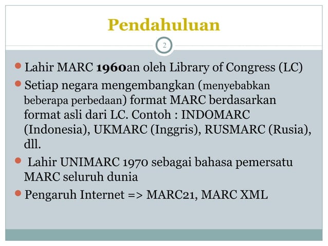 Machine Readable Catalog | PPT