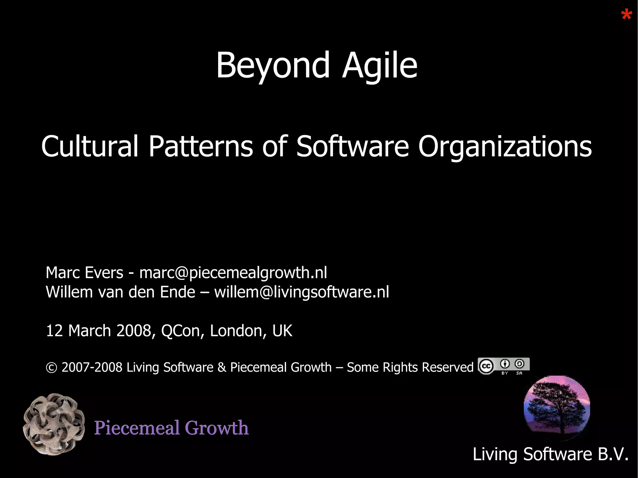 Marc Evers People Vs Process Beyond Agile | PDF