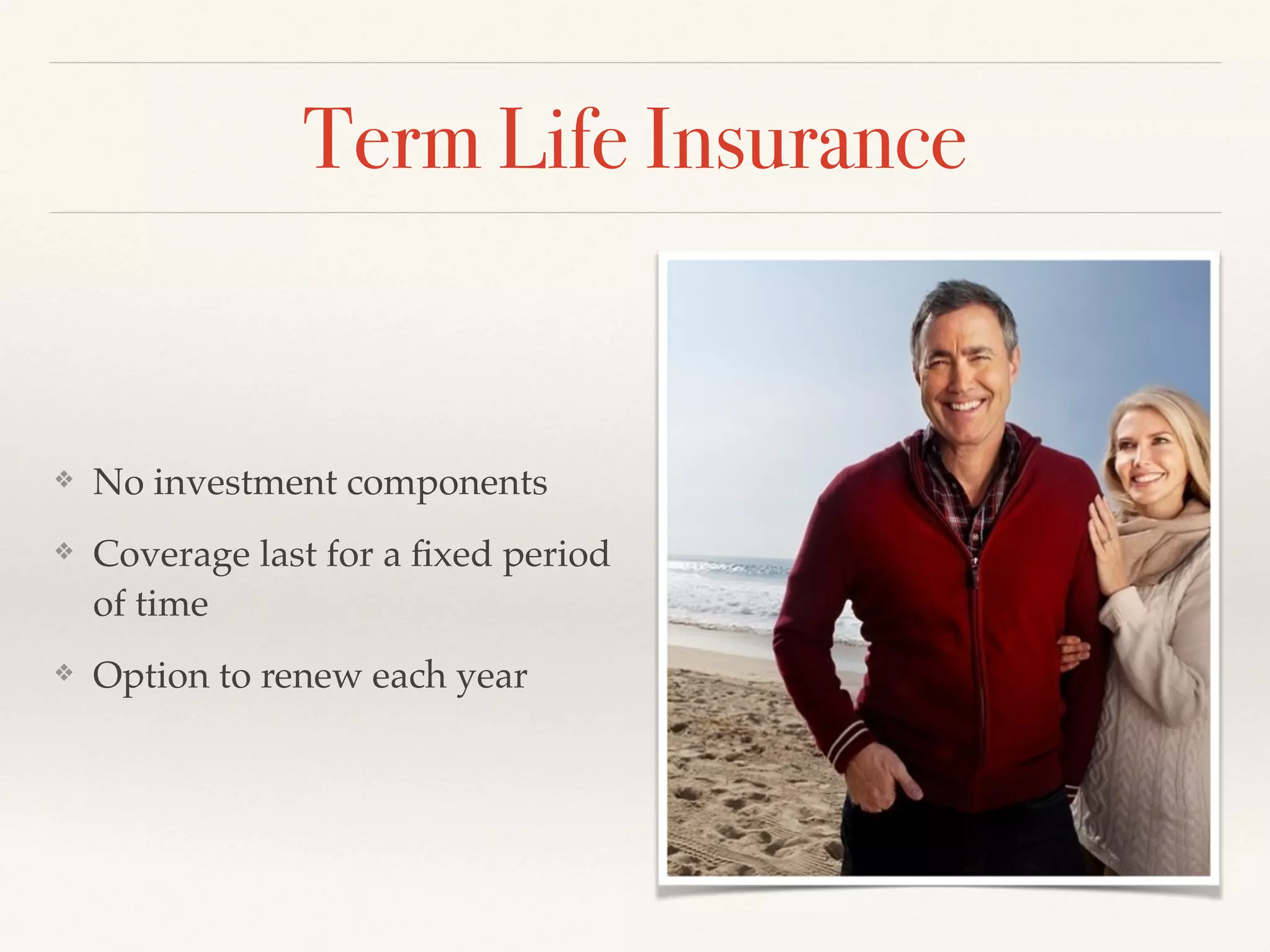 4 Types of Life Insurance | PPT