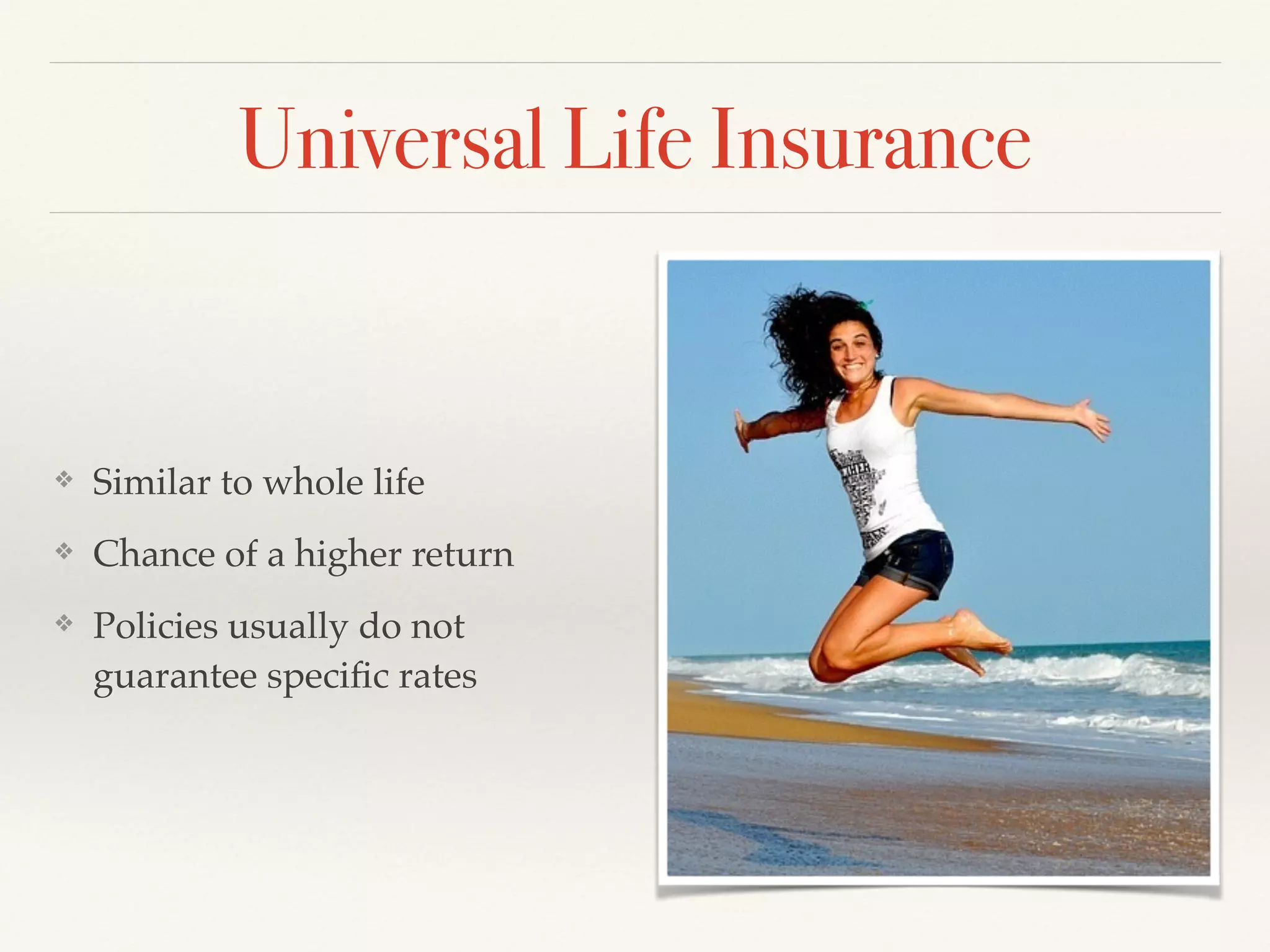 4 Types of Life Insurance | PPT