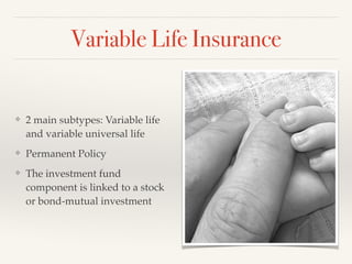 4 Types of Life Insurance | PPT