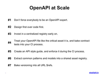 OpenAPI at Scale | PPT