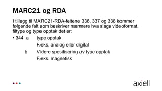 Tr*ffpunkt 2019: Mikromarc: Marc21/RDA/NB autoritet | PPTX