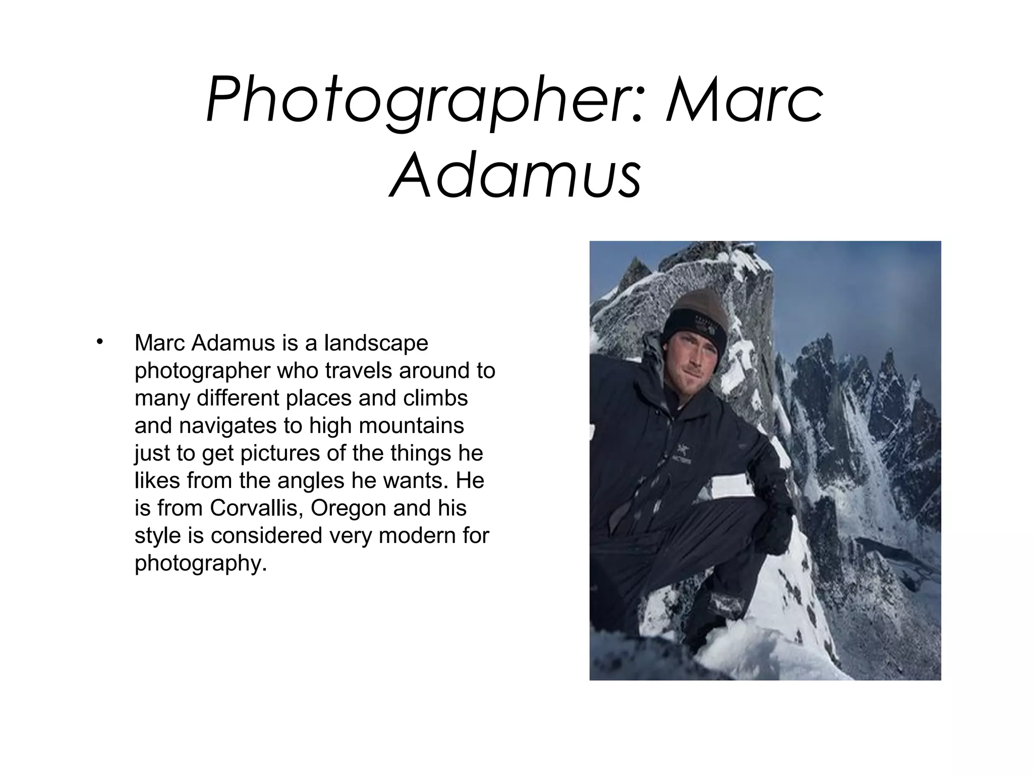Marc adamus photographer | PPT