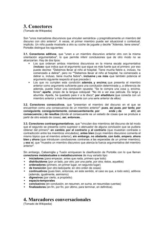 Marcadores discursivos | PDF