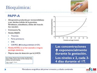 Marcadores ecográficos del primer trimestre y cribado combinado | PDF