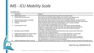 Marcadores e ferramentas para avaliar a funcionalidade no Paciente ...