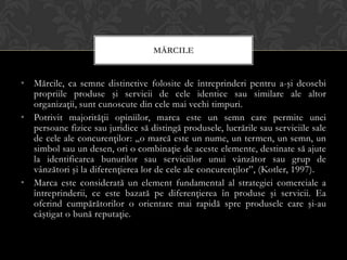 Marcarea si etichetarea | PPTX