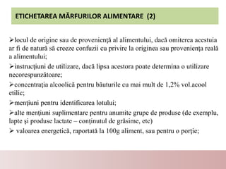 Marcarea, etichetarea, ambalarea produselor | PPT
