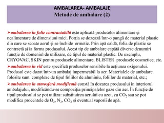 Marcarea, etichetarea, ambalarea produselor | PPT