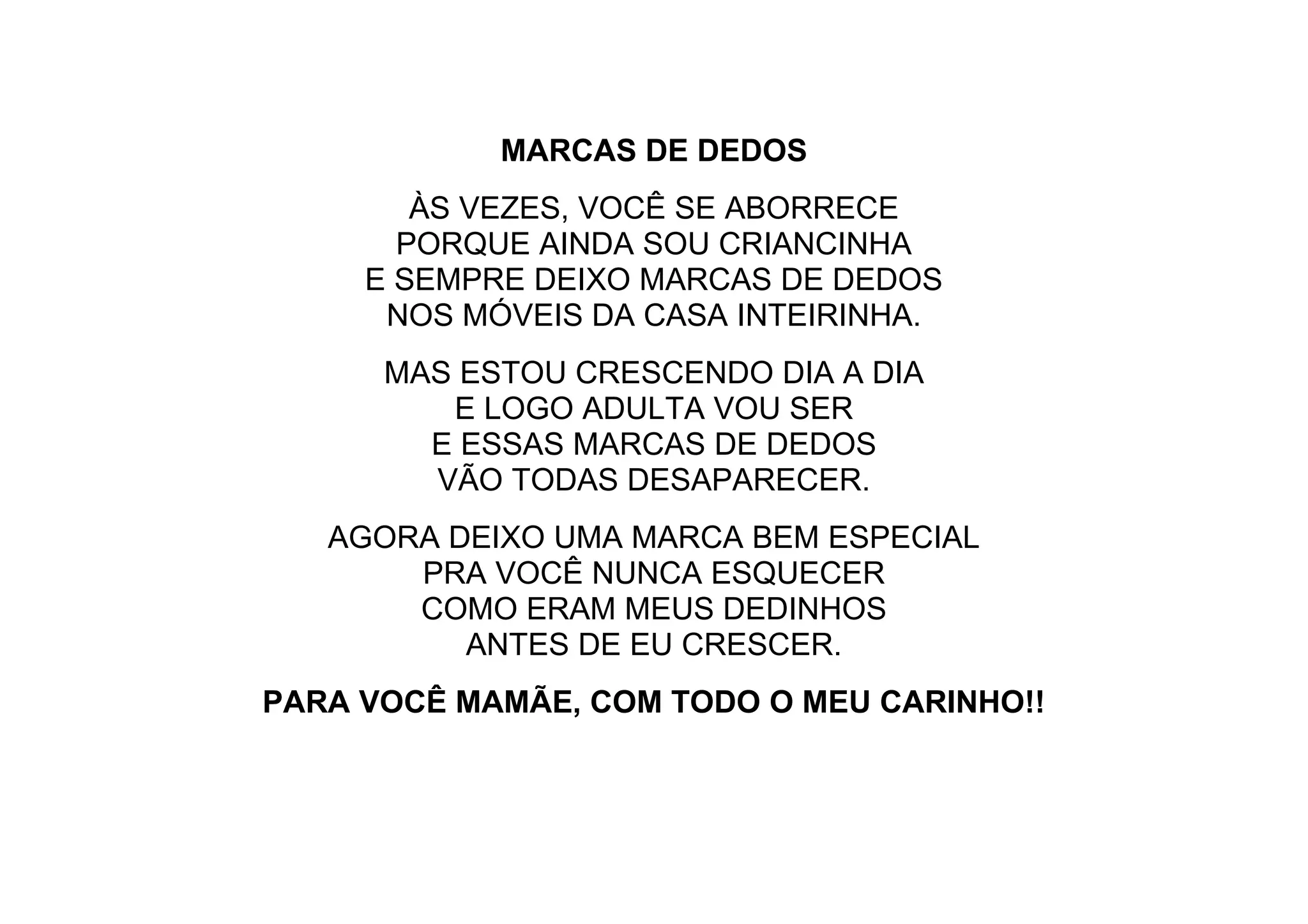 Marcas de dedos | DOC