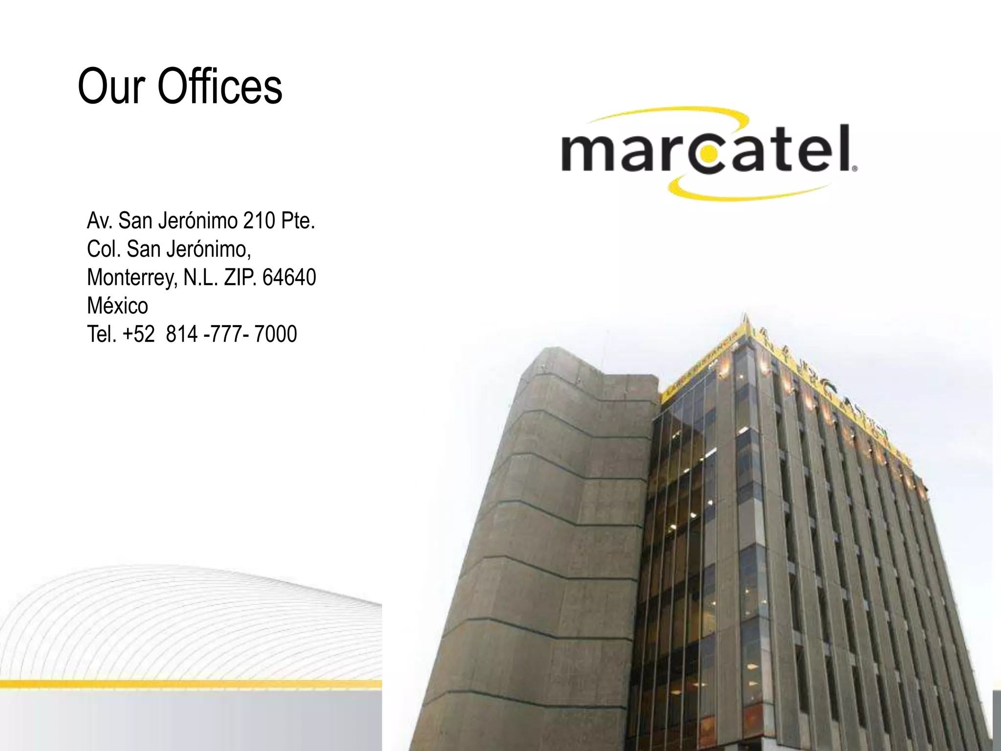Marcatel footprint 2011 | PPTX | Computer Networking | Computing