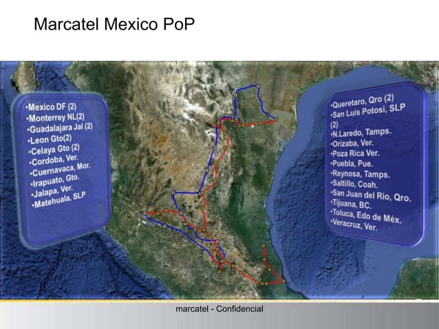 Marcatel footprint 2011 | PPTX | Computer Networking | Computing