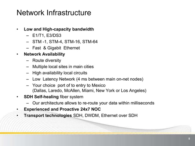 Marcatel footprint 2011 | PPTX | Computer Networking | Computing