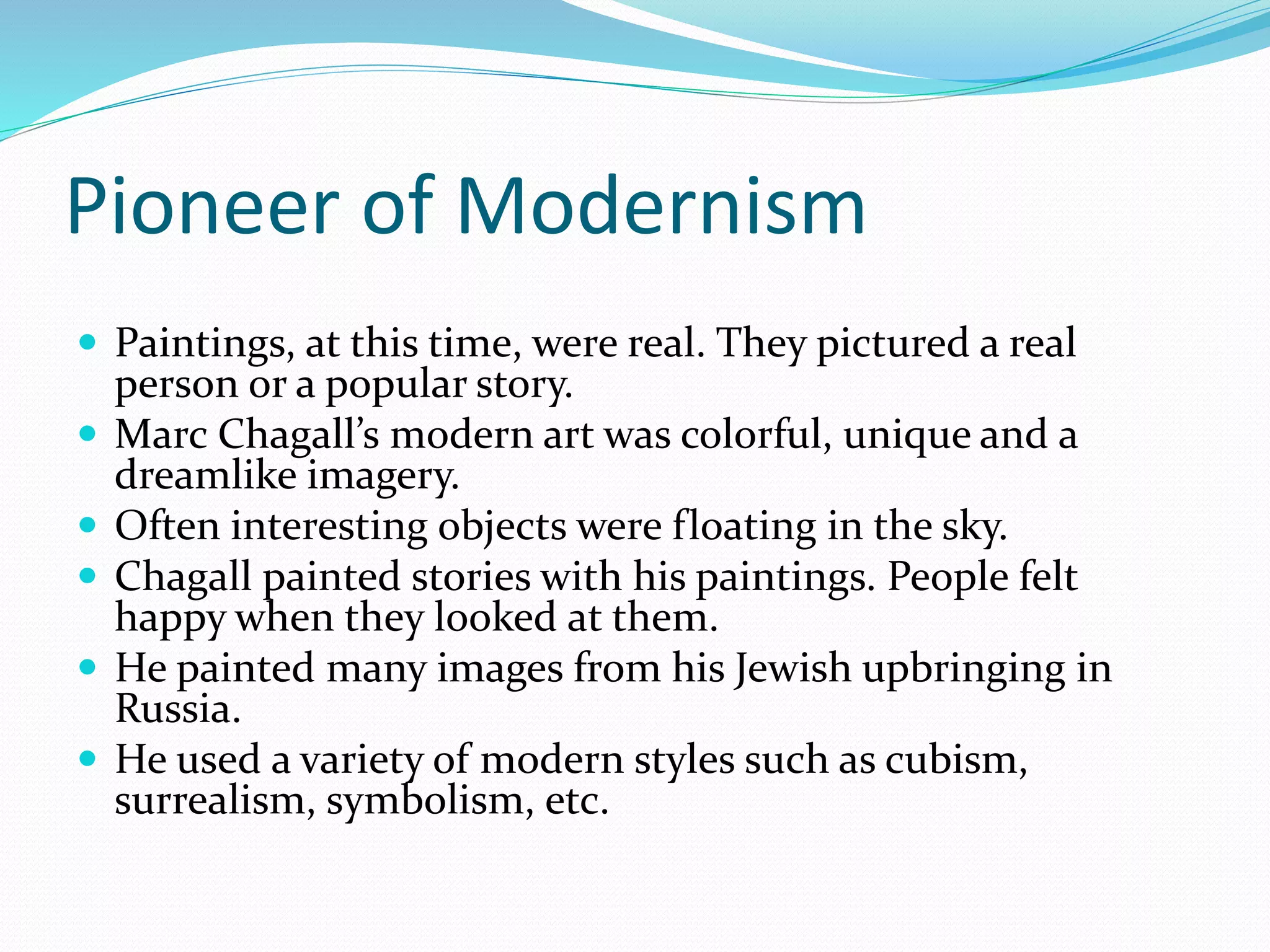 Marc Chagall for Children | PPTX