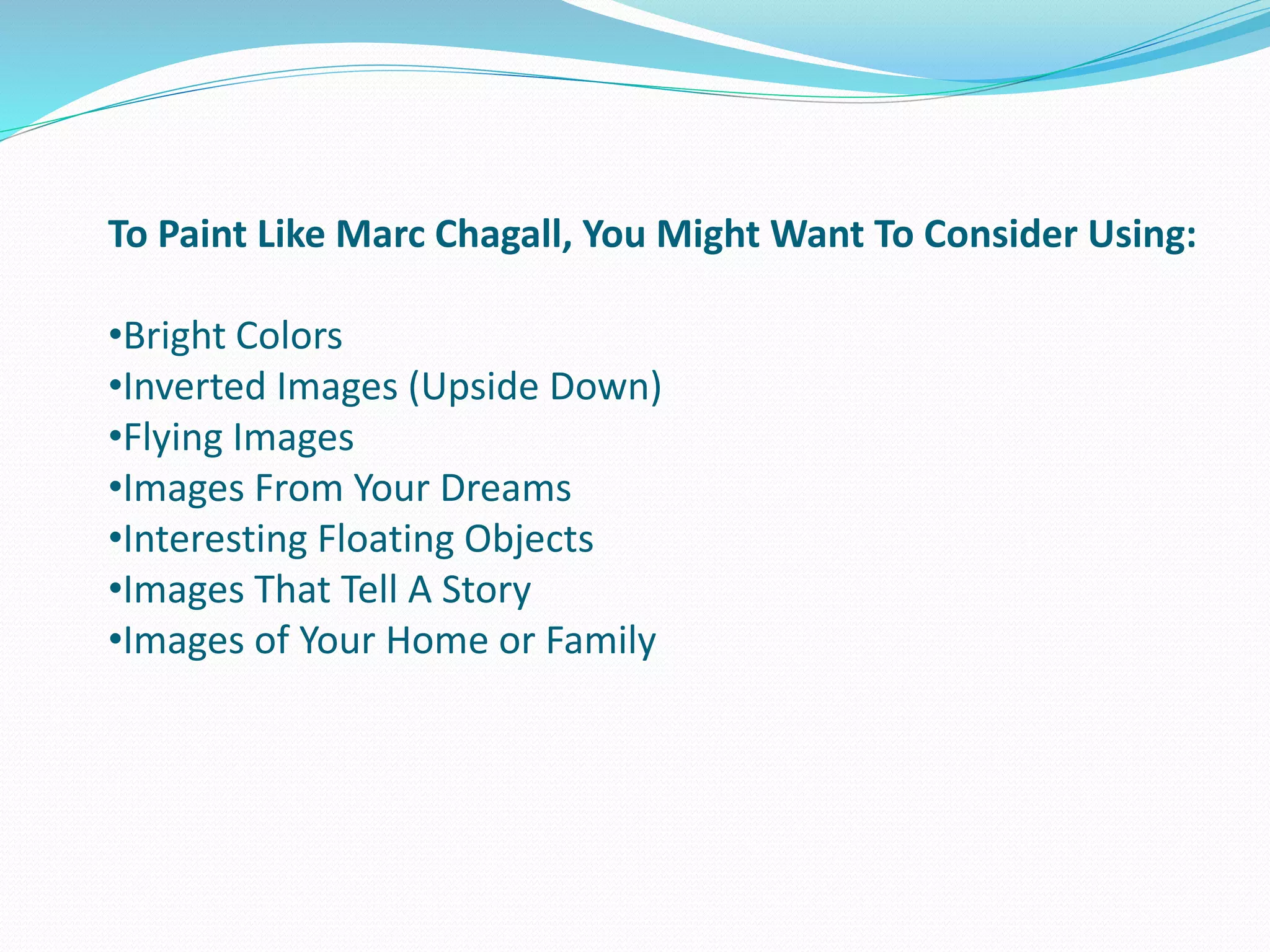 Marc Chagall for Children | PPTX