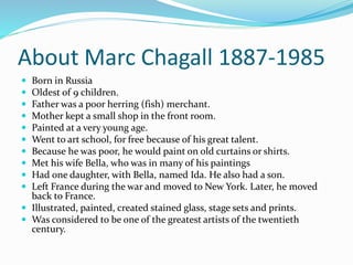 Marc Chagall for Children | PPTX