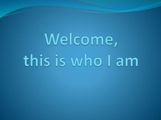 Marc Crudgington Who I Am | PPT
