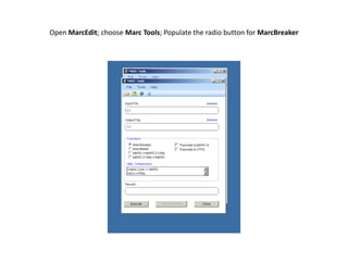 Marc edit save-as_marc | PPSX