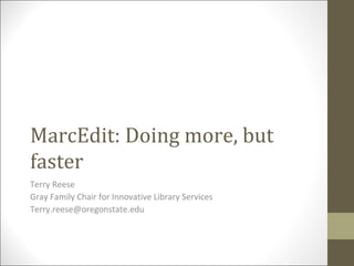Marc edit and_nonmarc_data (1) | PPT