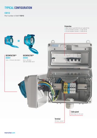 Marechal CD Distribution Boxes & Socket-Outlets With Protection | PDF ...