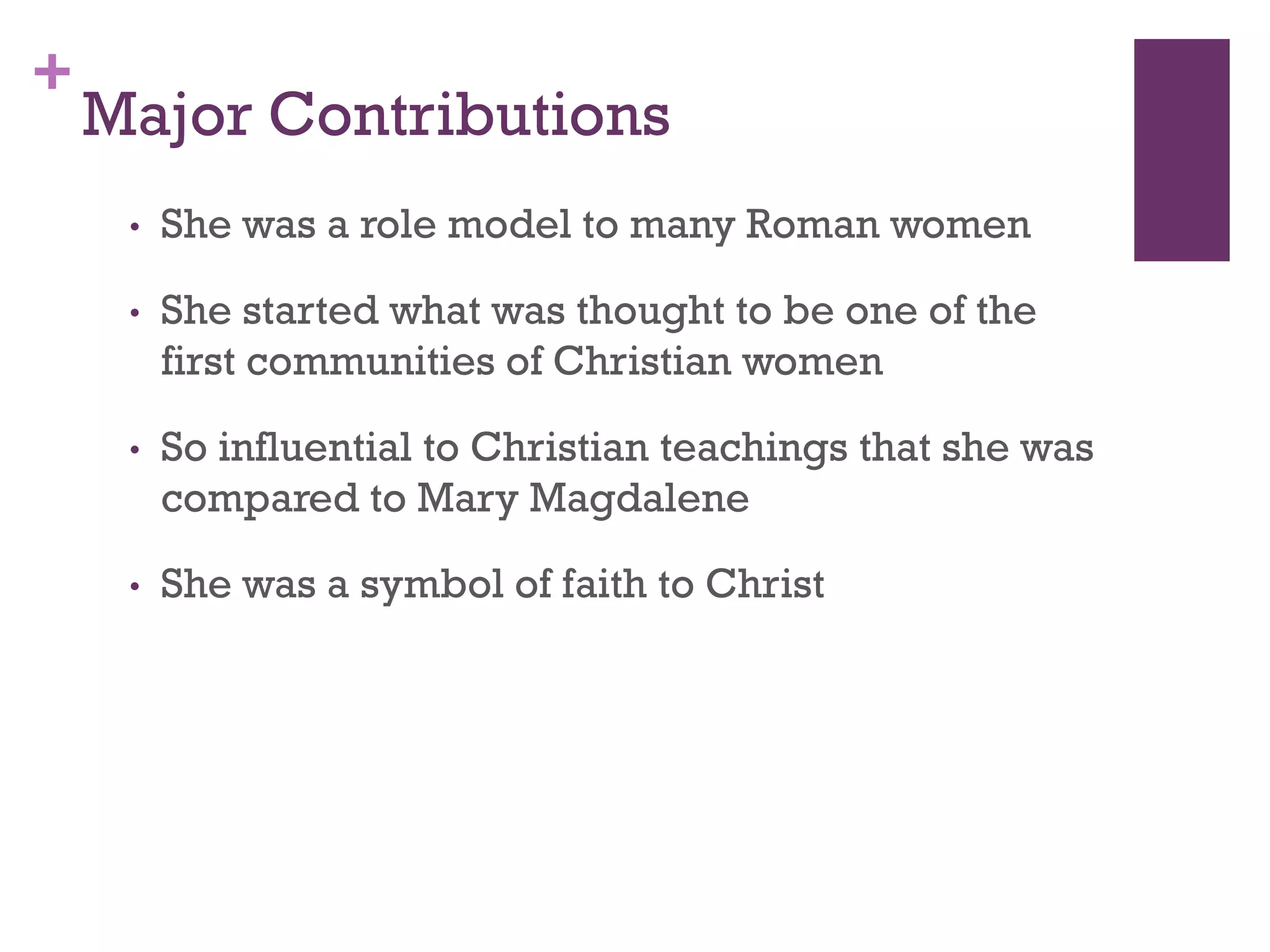 Saint Marcella of Rome | PPTX