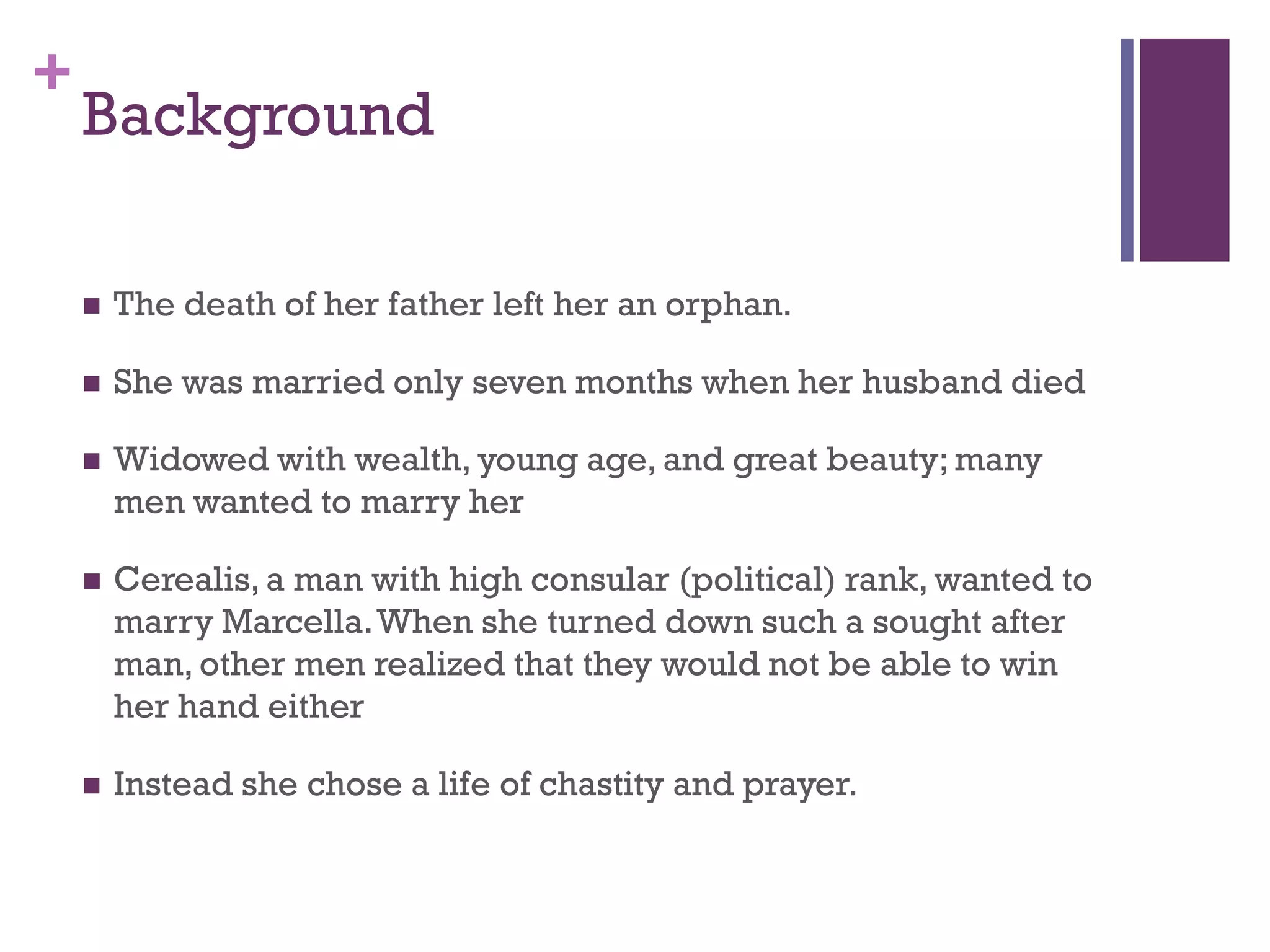 Saint Marcella of Rome | PPTX