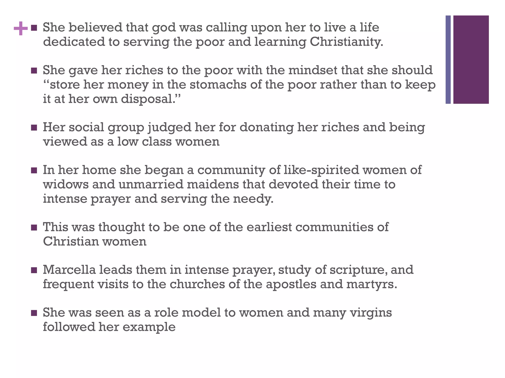 Saint Marcella of Rome | PPTX