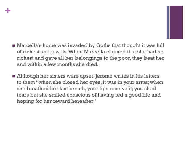 Saint Marcella of Rome | PPT