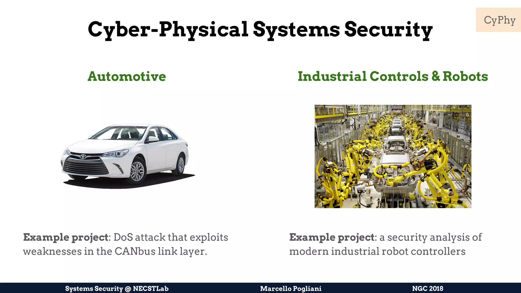 System Security @ NECSTLab | PPT