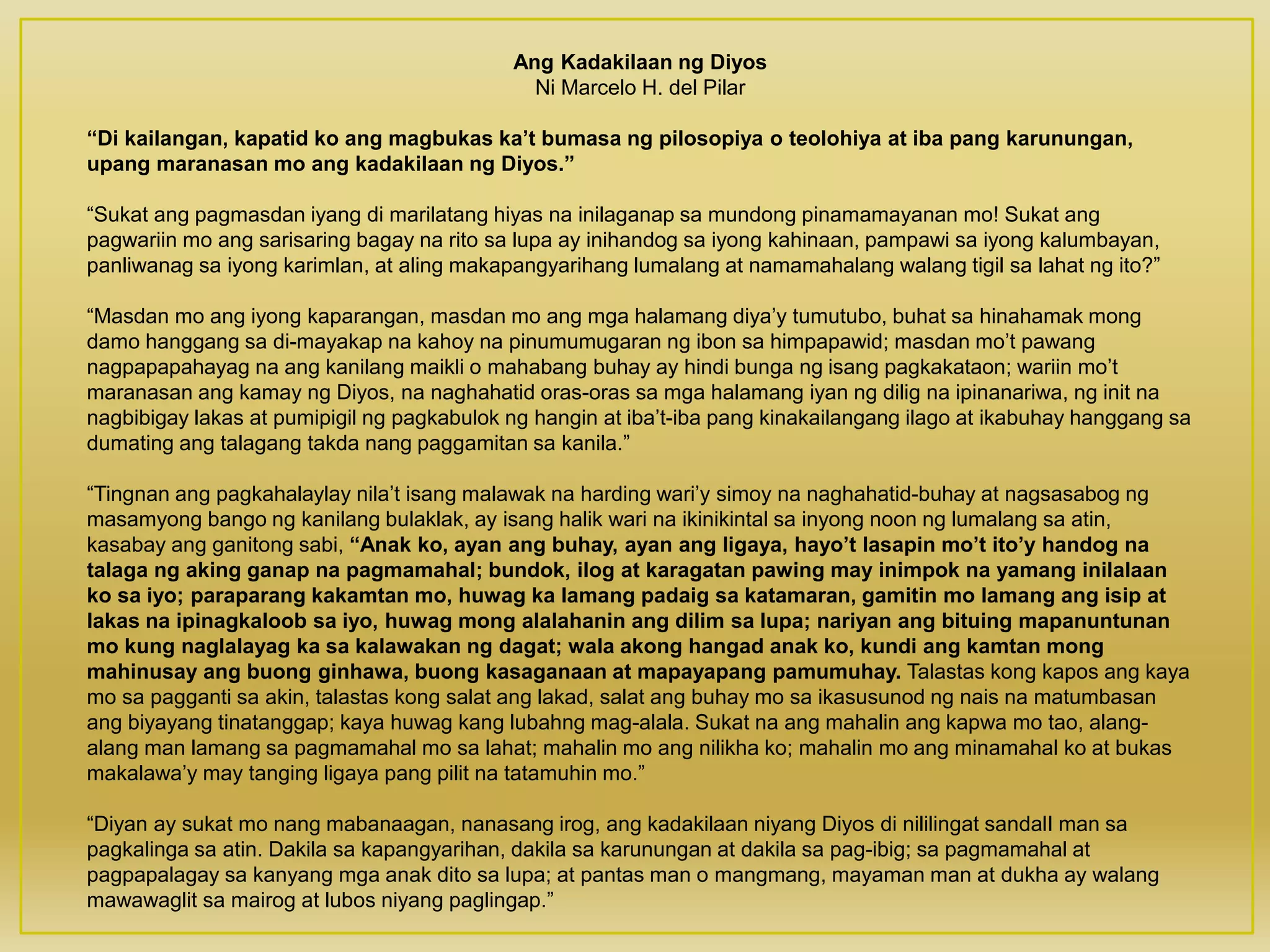 Marcelo h del pilar and his works | PPTX