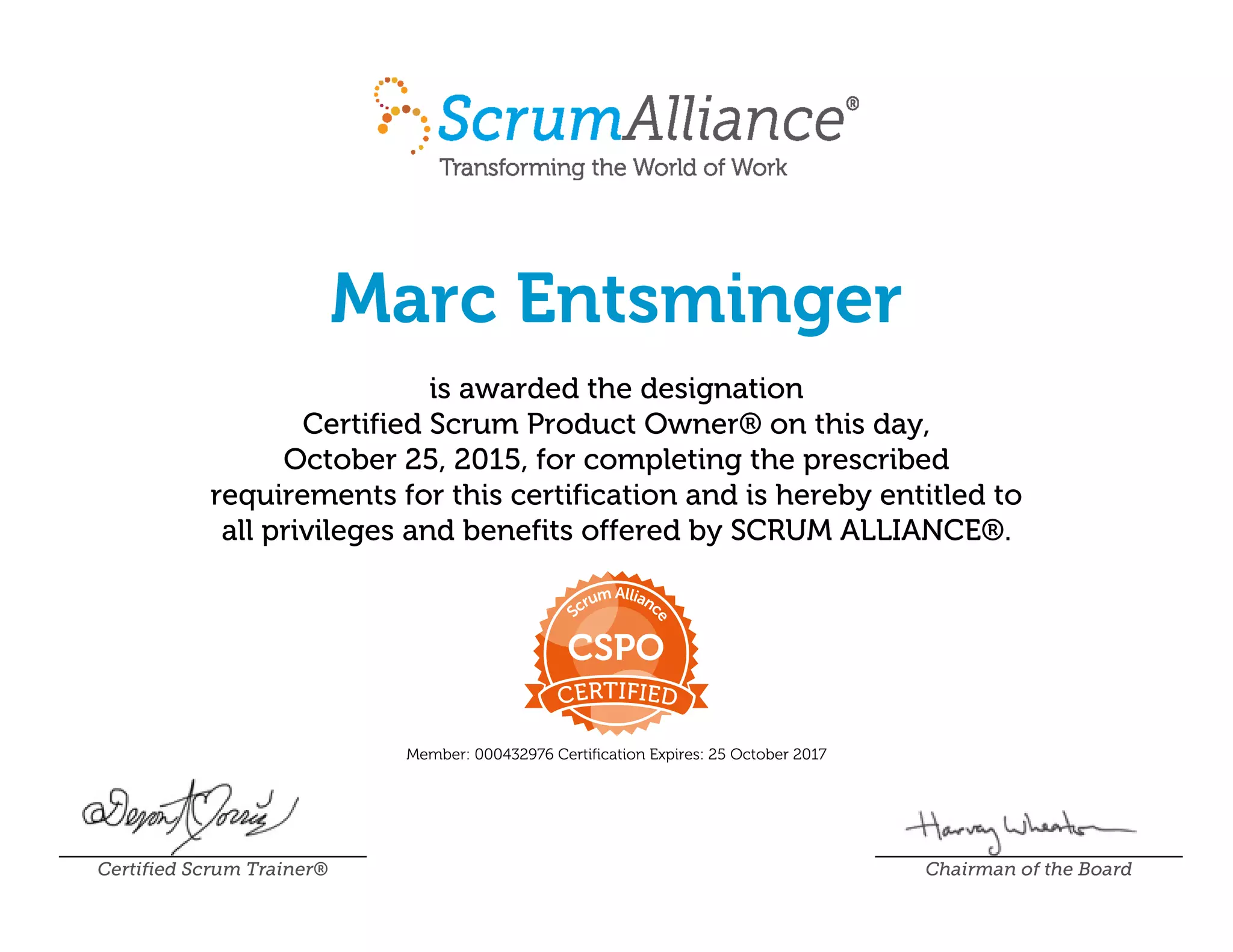 Certified Scrum Product Owner | PDF
