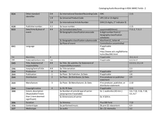 Handout 2: Marc Fields Audio Template | PPT