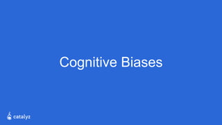 Design Thinking Seattle: Designing for Cognitive Bias | PPT
