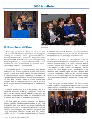 March 2020 Dentists' Quarterly | PDF