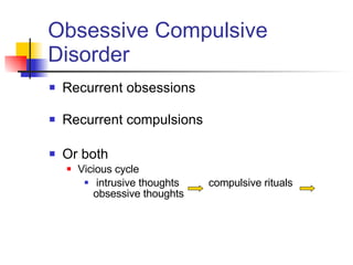 March 31 Anxiety Disorders | PPT