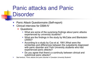 March 31 Anxiety Disorders | PPT