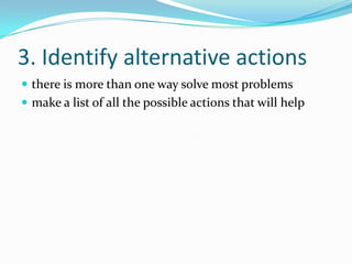 March 03 decision making | PPTX | Science