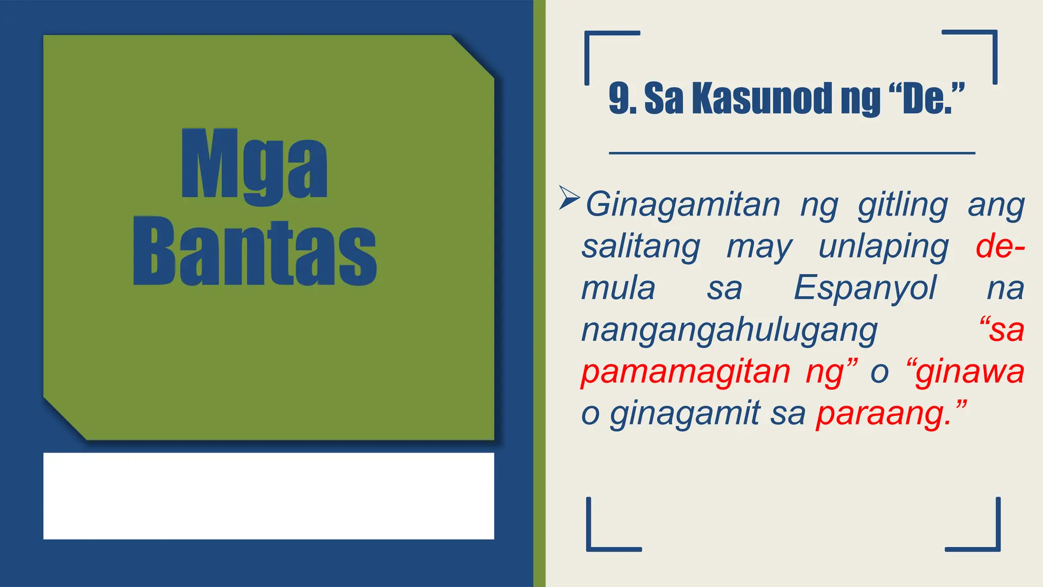 Wastong Bantas(Alituntunin sa paggamit nito) Filipino 8 | PPTX