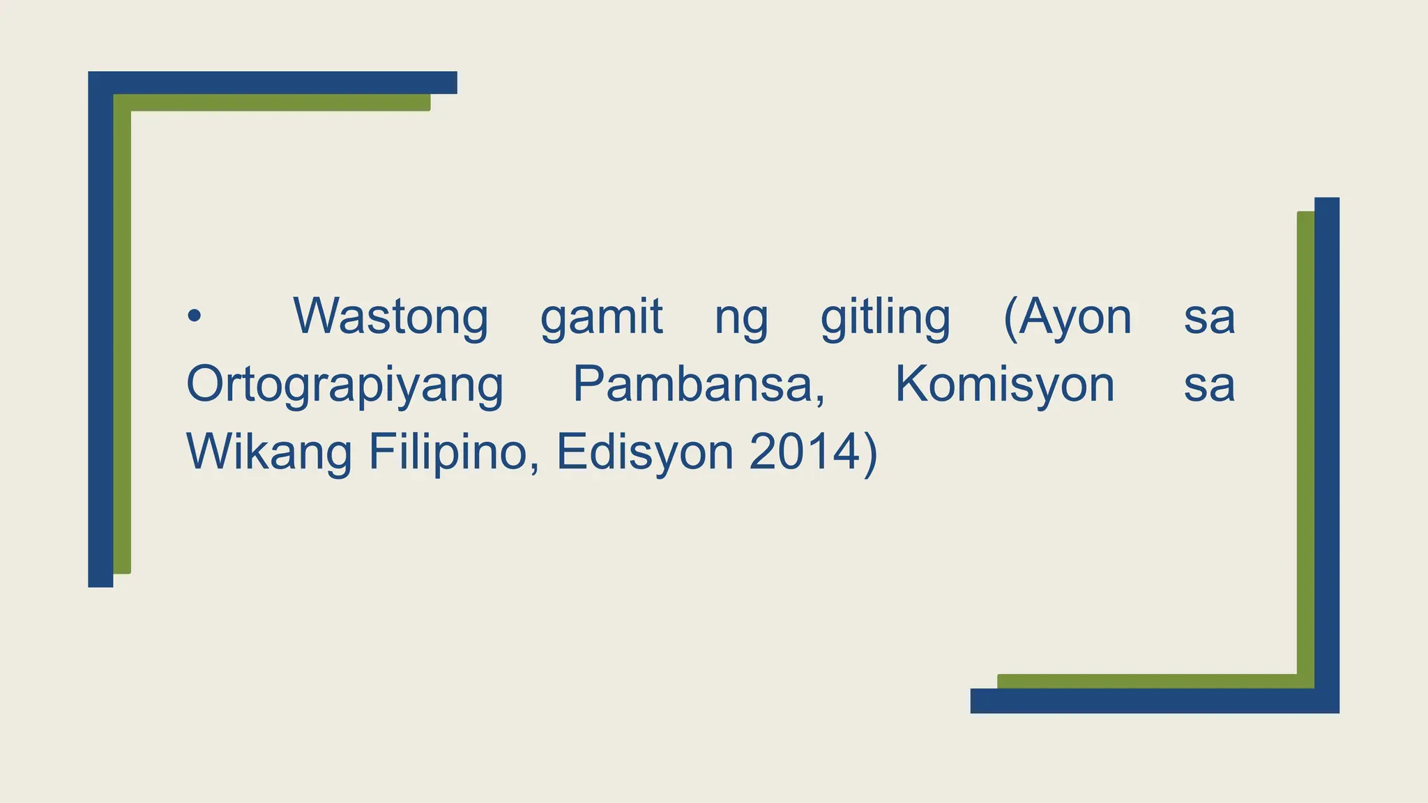 Wastong Bantas(Alituntunin sa paggamit nito) Filipino 8 | PPTX