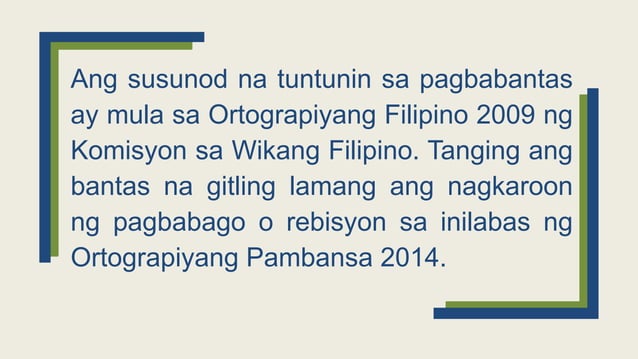 Wastong Bantas(Alituntunin sa paggamit nito) Filipino 8 | PPTX
