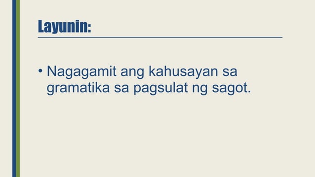 Wastong Bantas(Alituntunin sa paggamit nito) Filipino 8 | PPTX