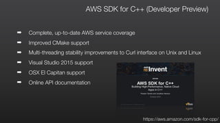 What's New at AWS Update for AWS User Groups | PDF